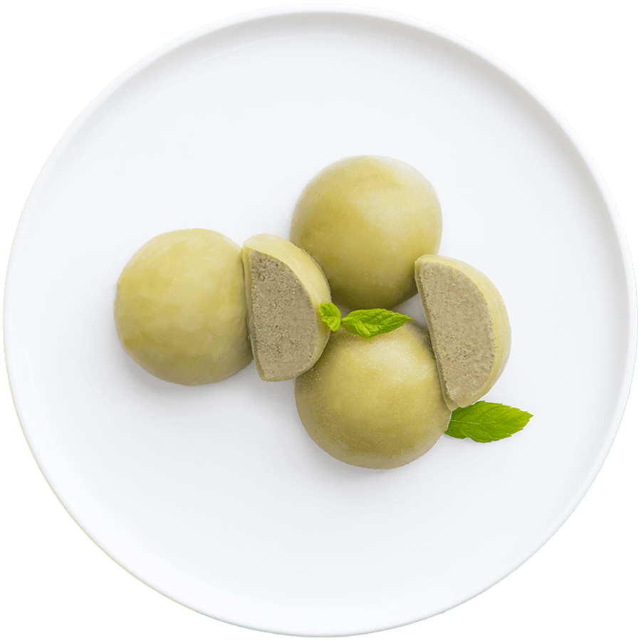 Matcha Çaylı Dondurmalı Mochi - ByMoching